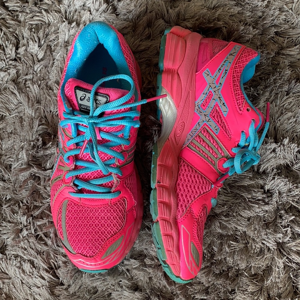 Asics Gel Nimbus Hot Pink Running Shows 7.5 - Gem